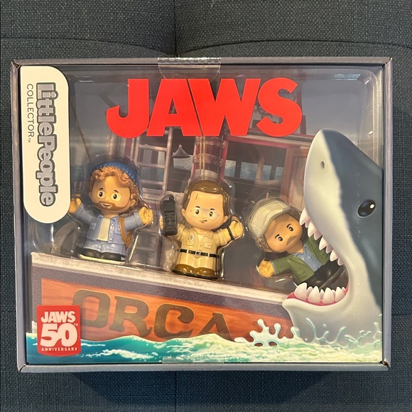 Toys | Jaws 5th Anniversary Collector Set Little People 3 Figures ...